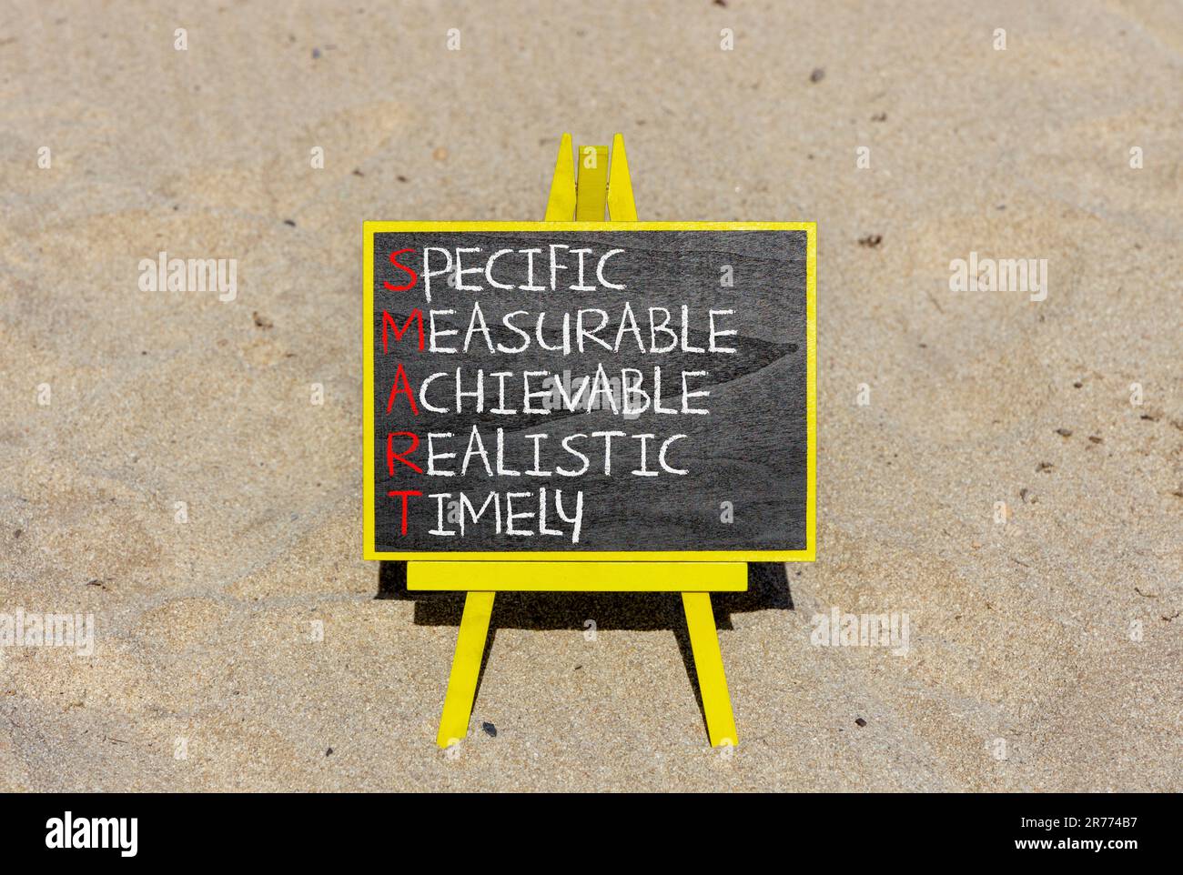 SMART symbol. Concept words SMART specific measurable achievable ...