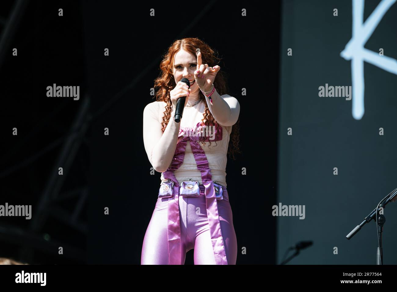 Kate Nash perform live at live at leeds festival uk may 2023 Stock ...