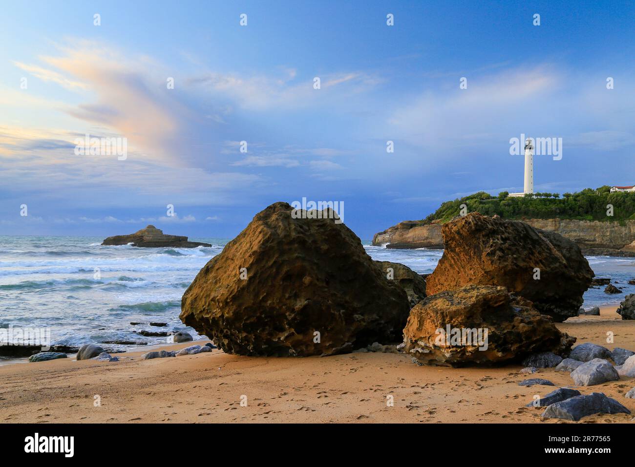 Biarritz france protection hi-res stock photography and images - Alamy