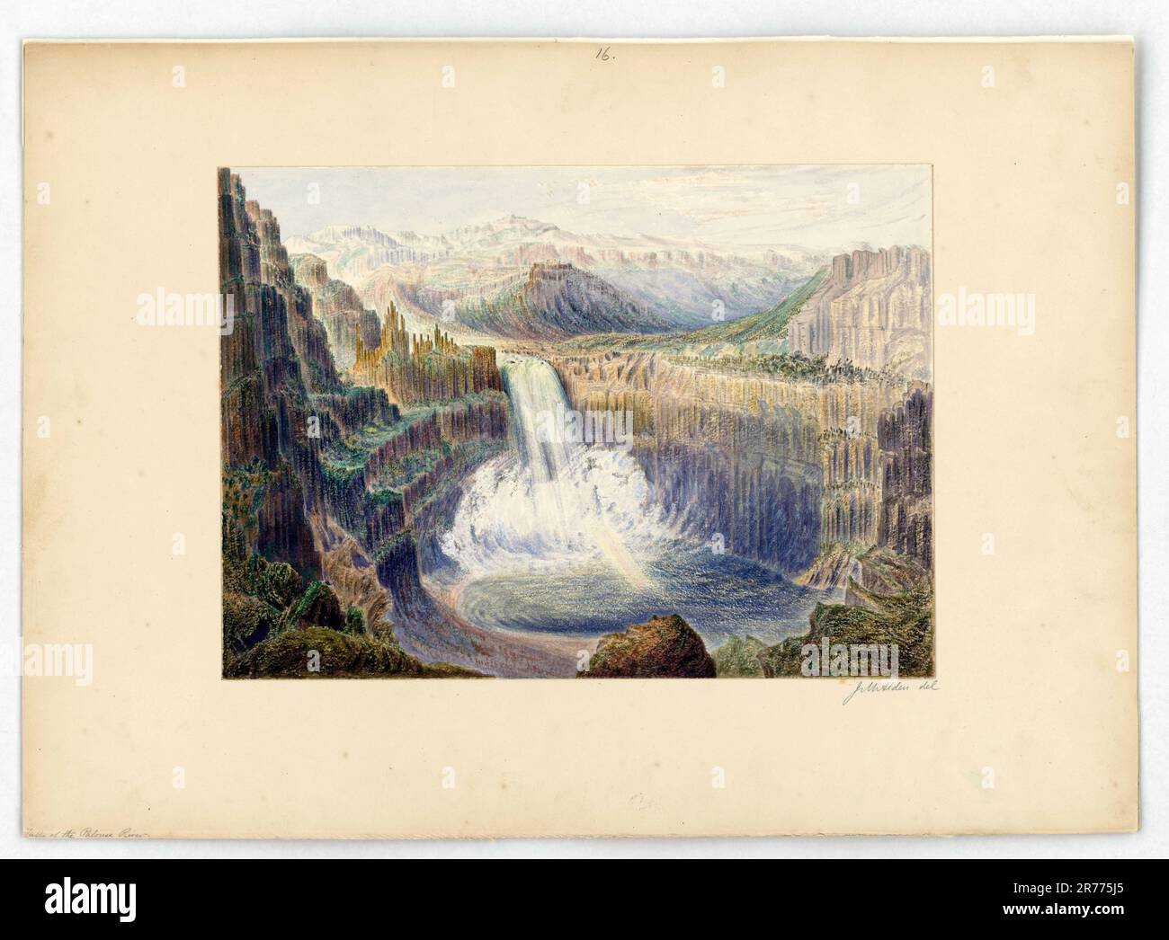 Falls of the Palouse River. Great Falls on the Palouse River from ...