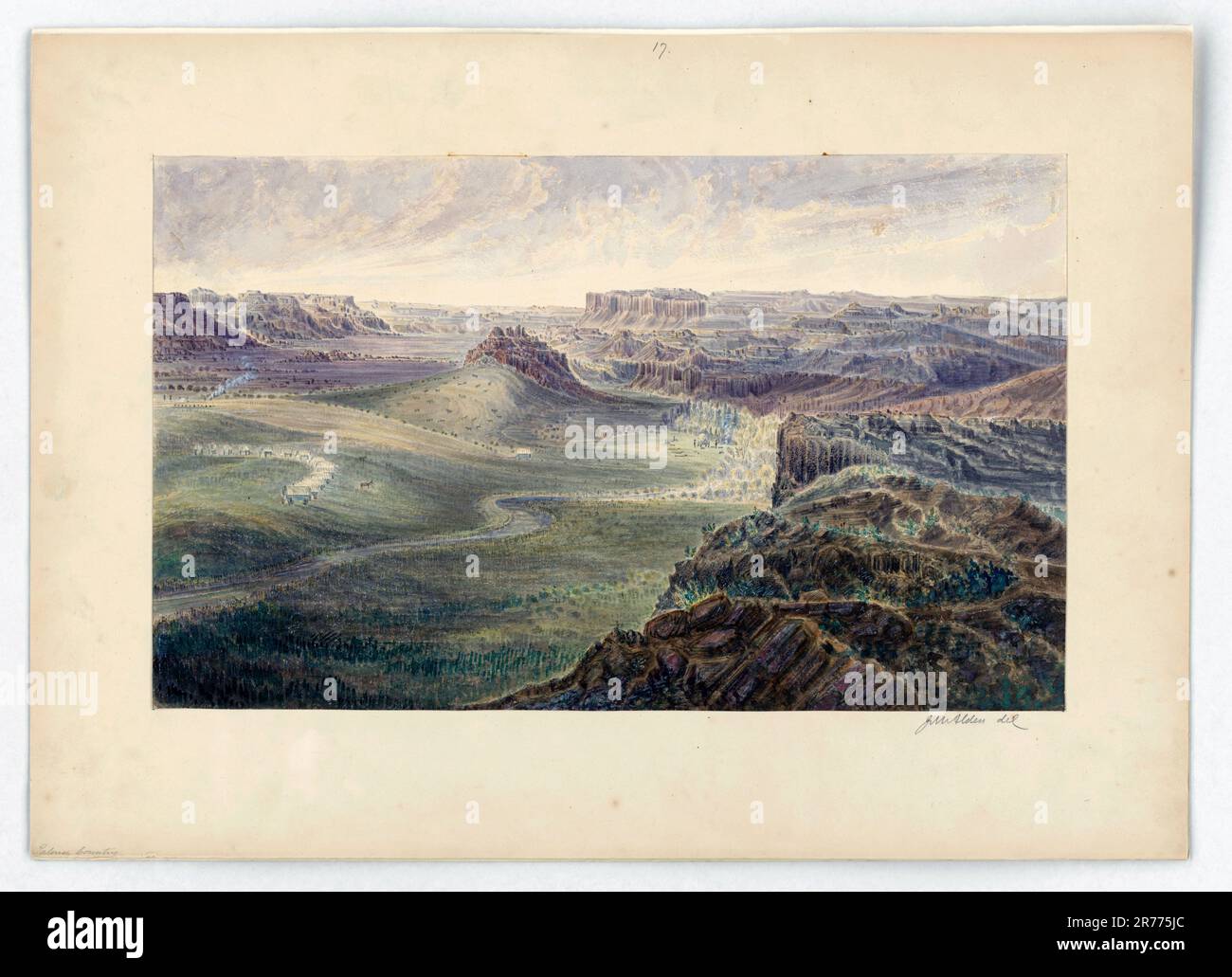 Palouse Country. "Aspen Camp" (27 miles from Cow Creek) looking N ...