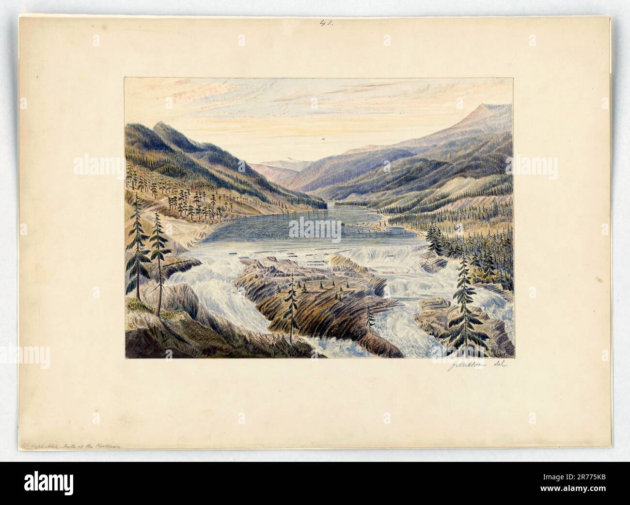 Ak-Kaph-Klek. Falls of the Kootenay. Falls of the Kootenay (ak-kaph ...