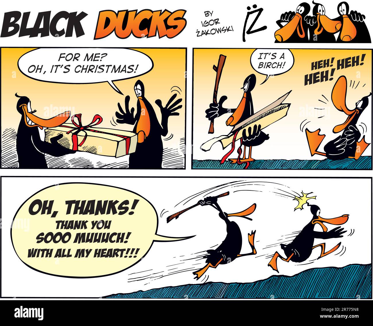 Black Ducks Comic Strip episode 27 Stock Vector Image & Art - Alamy