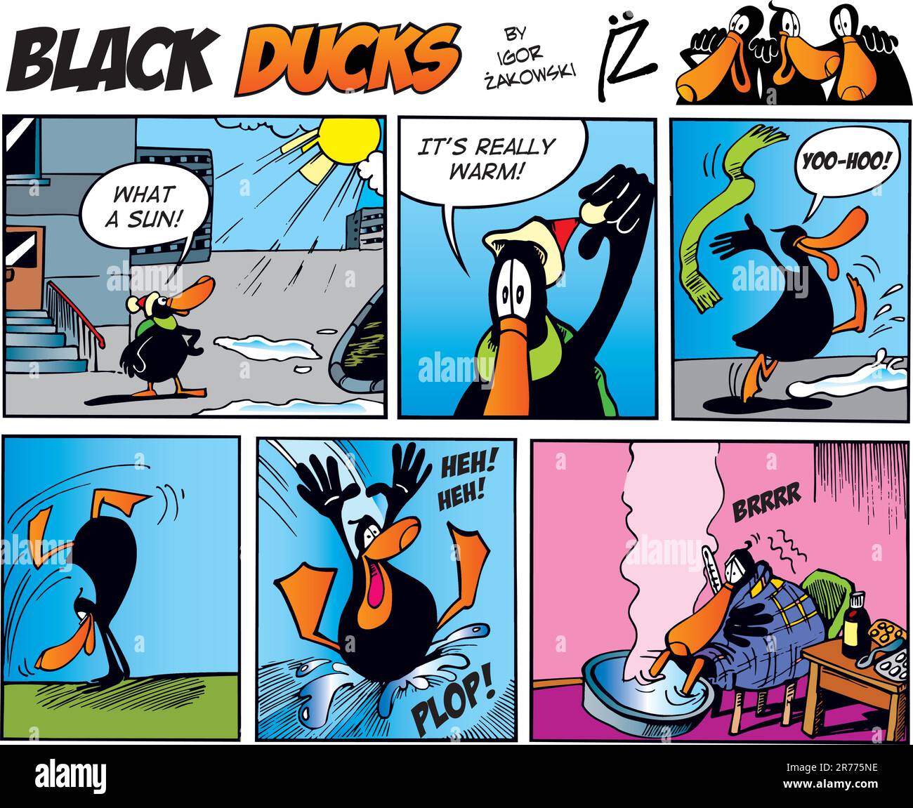 Black Ducks Comic Strip episode 22 Stock Vector Image & Art - Alamy