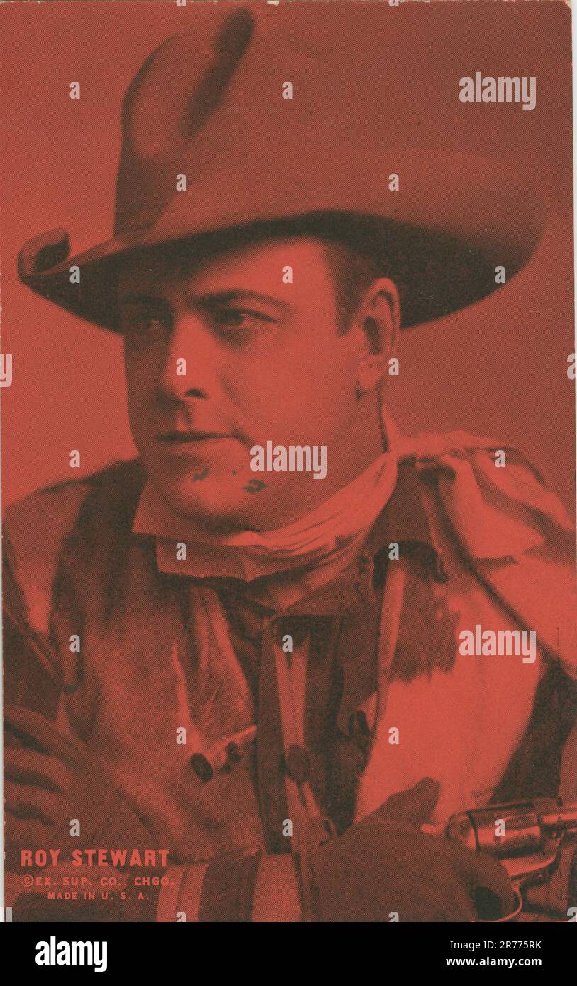 Exhibit Supply Company Picture Post Card, Roy Stewart. This item is a ...