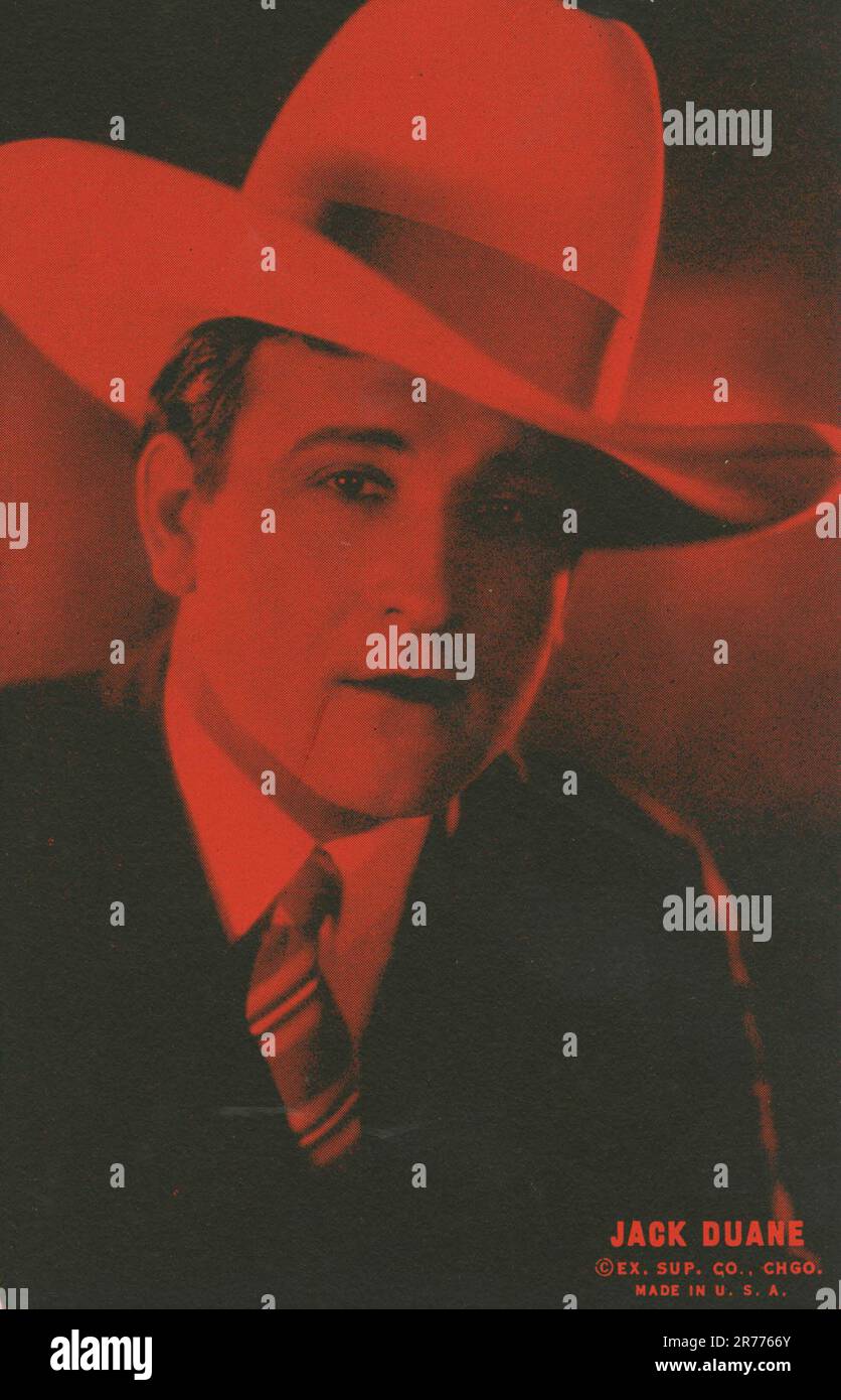 Exhibit Supply Company Picture Post Card, Jack Duane. This item is a ...