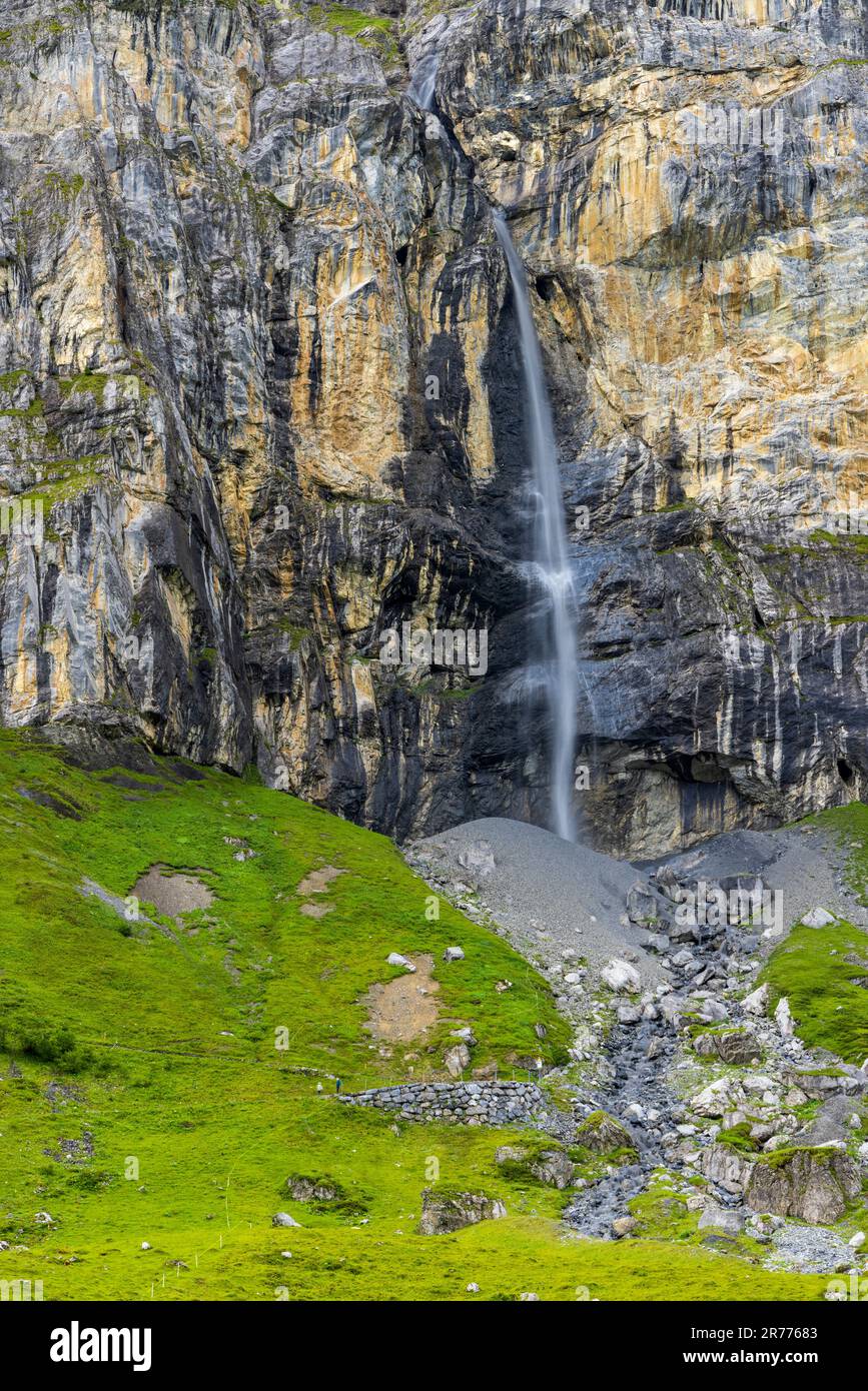 Typical alpine landscape waterfalls hi-res stock photography and images ...