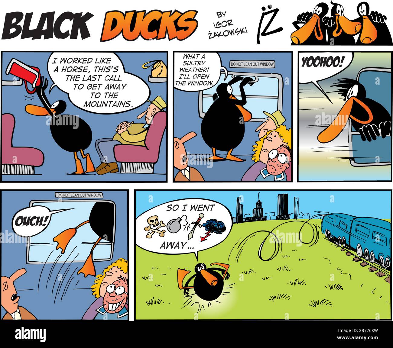 Black Ducks Comic Strip episode 30 Stock Vector Image & Art - Alamy