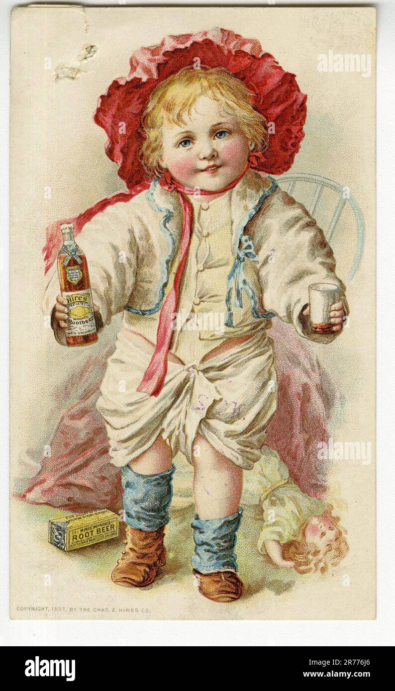 Hires Root Beer Poster Stock Photo - Alamy