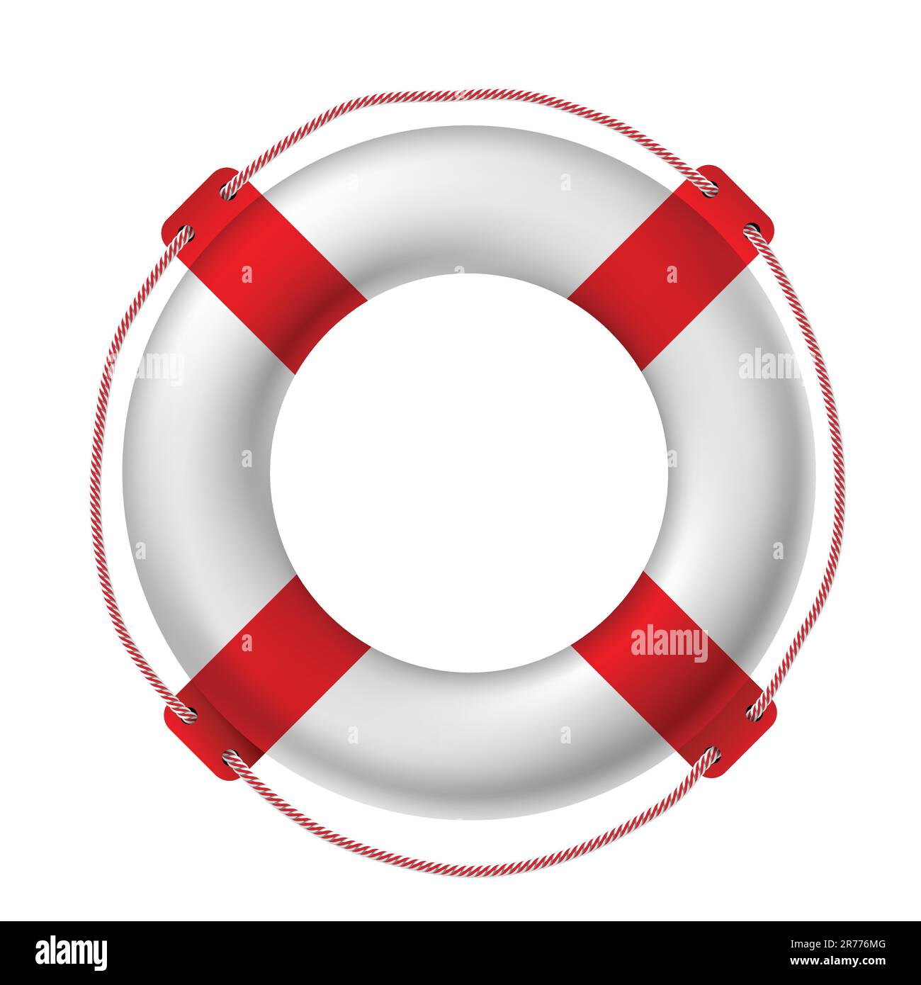 White life buoy, vector illustration Stock Vector Image & Art - Alamy