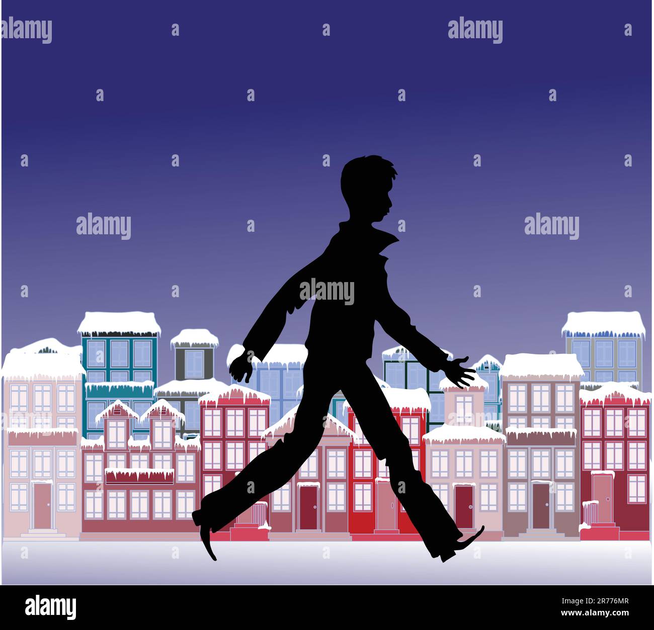 Loneliness house Stock Vector Images - Alamy