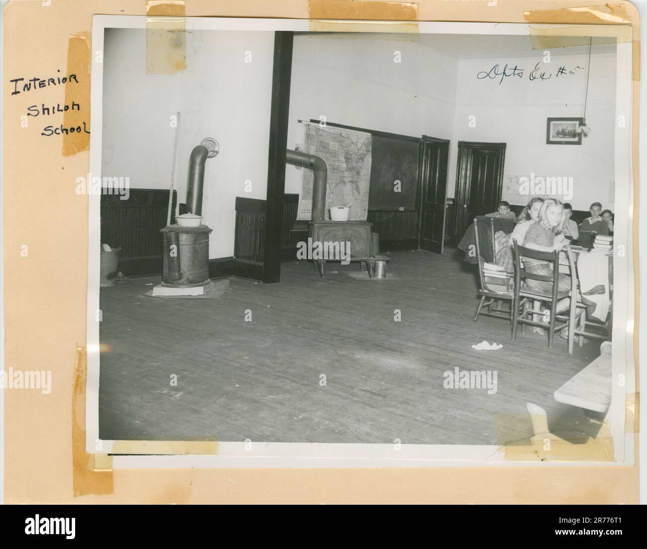 Interior View of the Shiloh School and the Welcome School in King ...