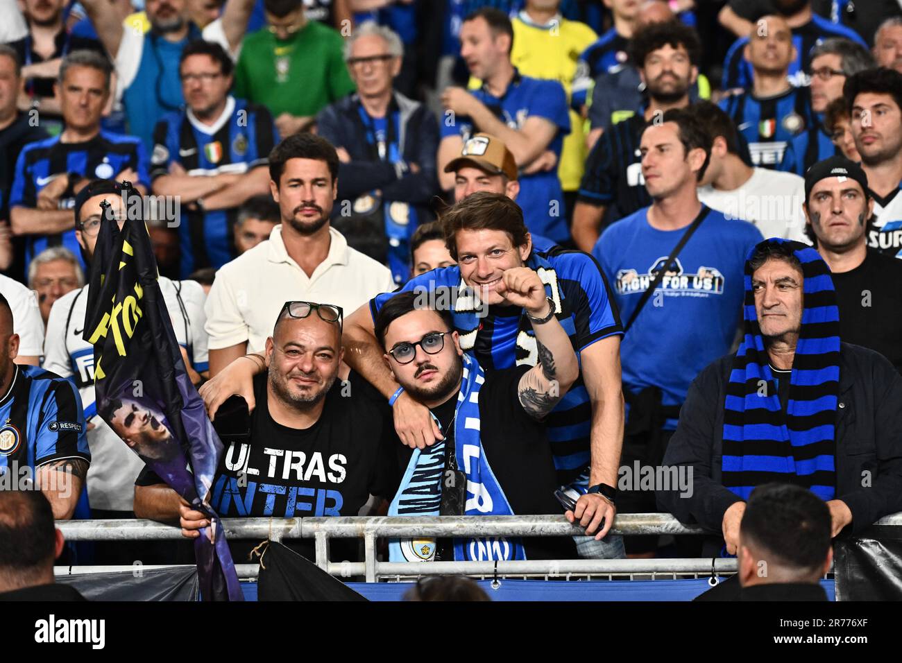 ISTANBUL, TURKEY - JUNE 10: Inter Milano fans during the UEFA Champions ...
