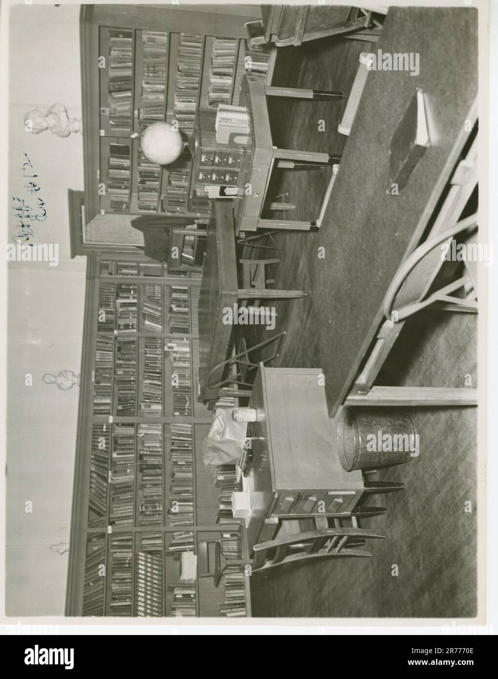 King George High School Library. Original Caption: "Library, King ...