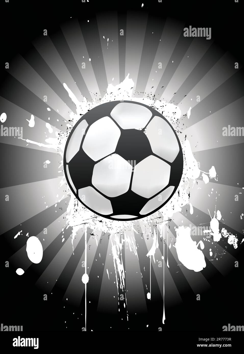 Vector football game ball Stock Vector Image & Art - Alamy
