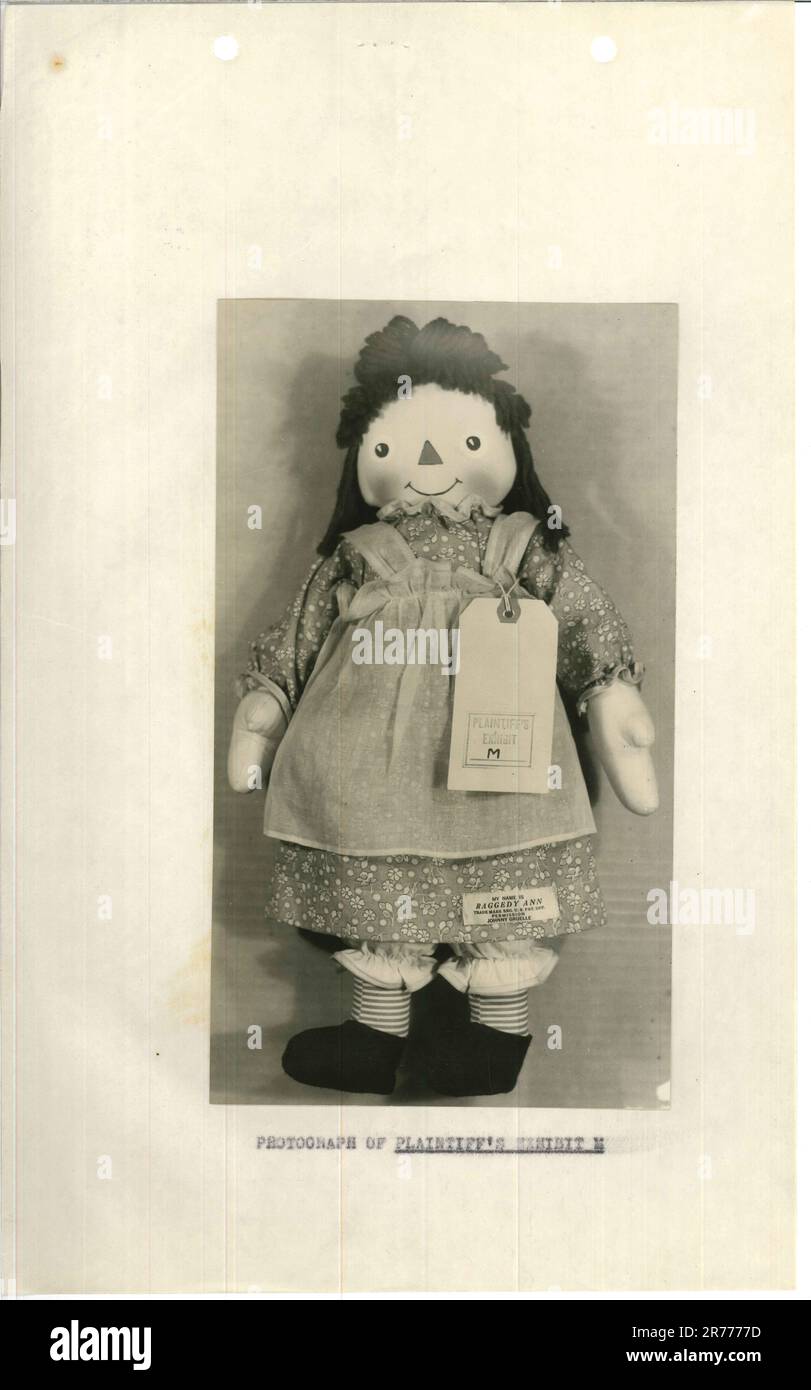 Photograph of Raggedy Ann Doll Manufactured by the P. F. Volland ...