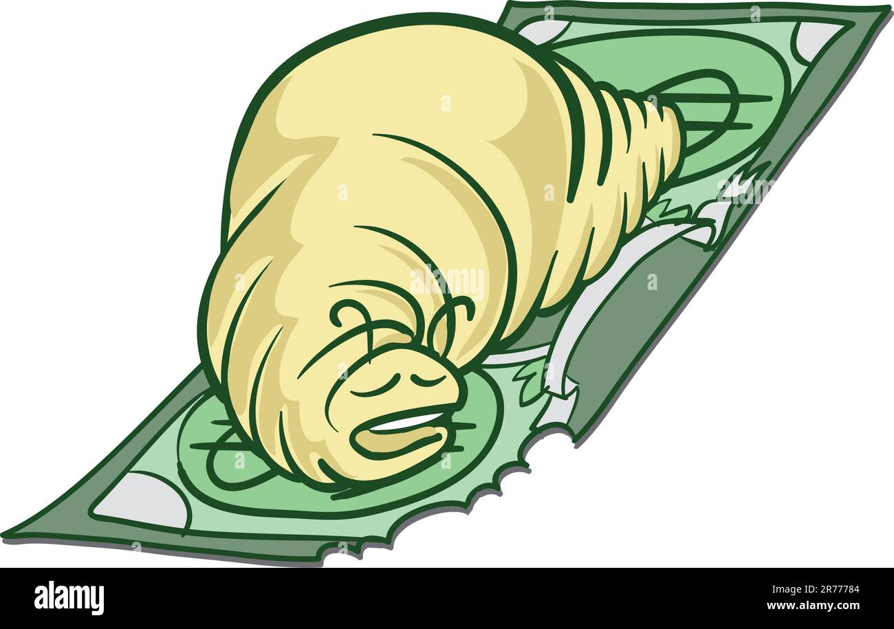 Letter worm cartoon illustration hi-res stock photography and images ...