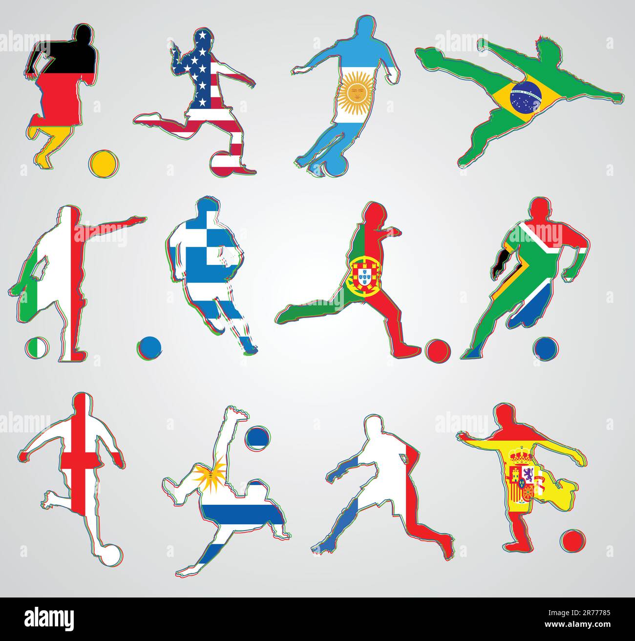 soccer player vector Stock Vector Image & Art - Alamy