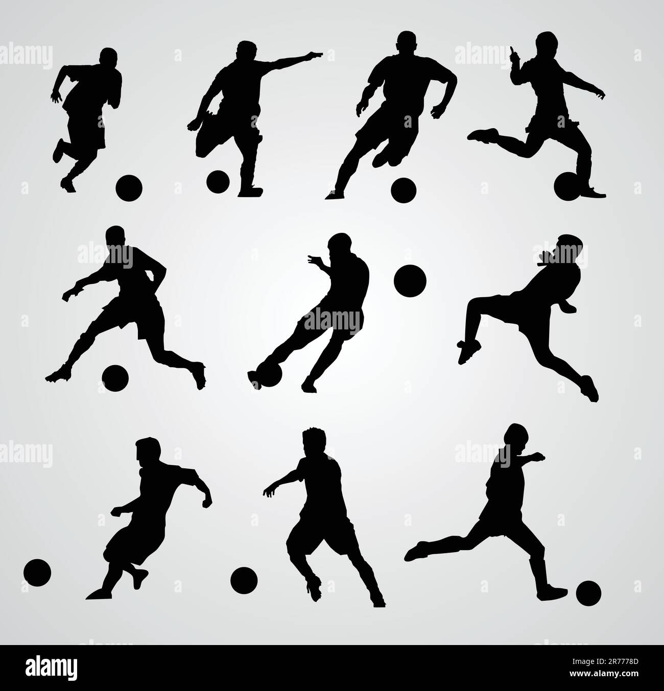 soccer player vector Stock Vector Image & Art - Alamy