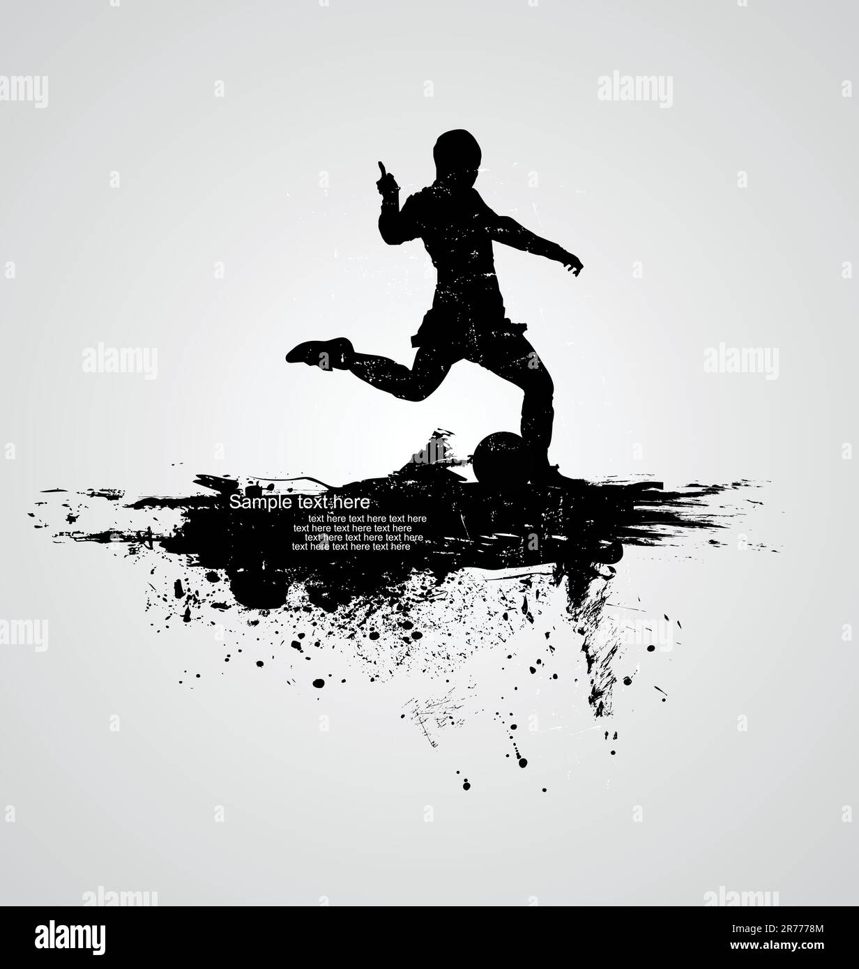 soccer player vector Stock Vector Image & Art - Alamy