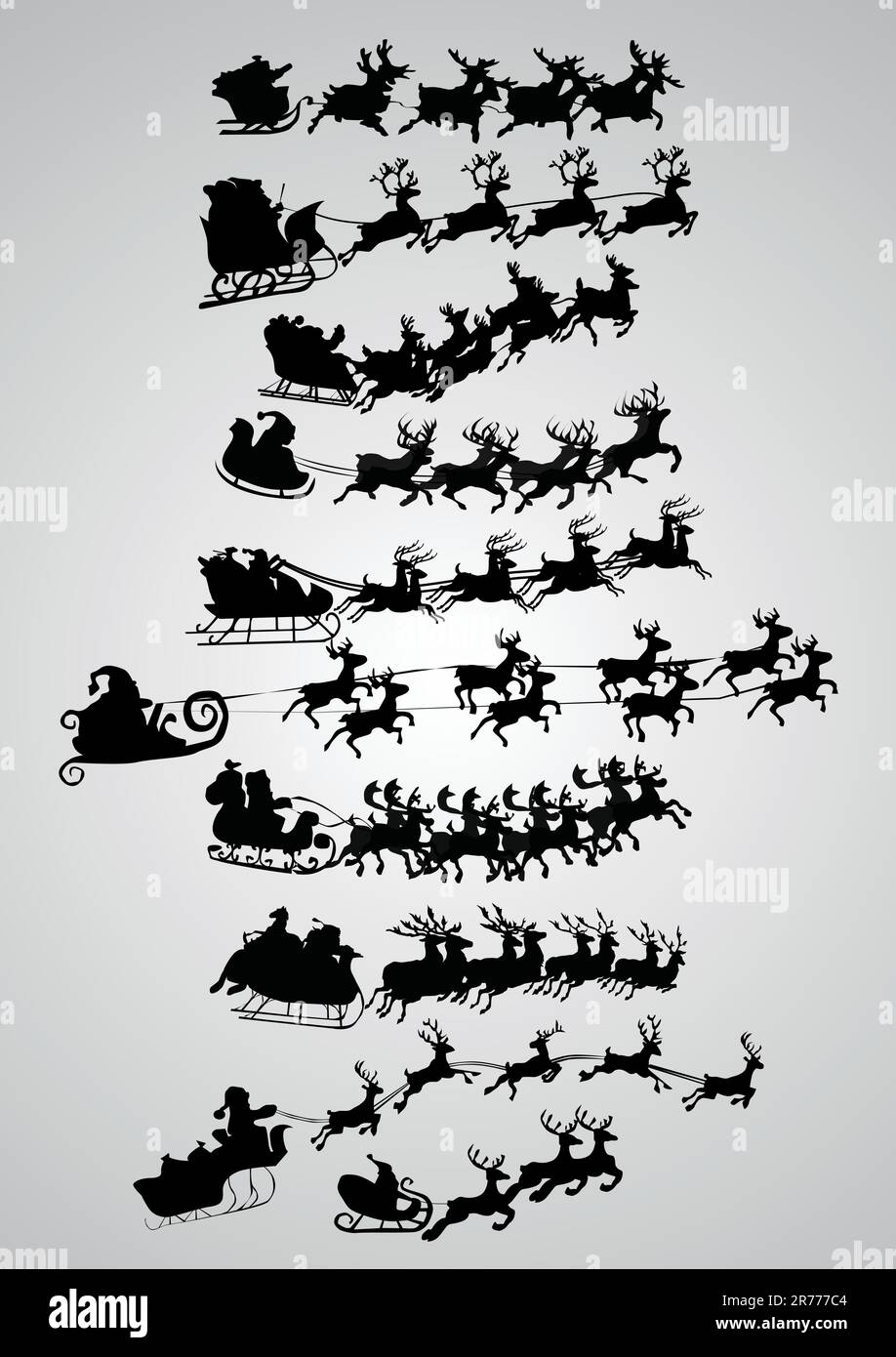 Sled road Stock Vector Images - Alamy