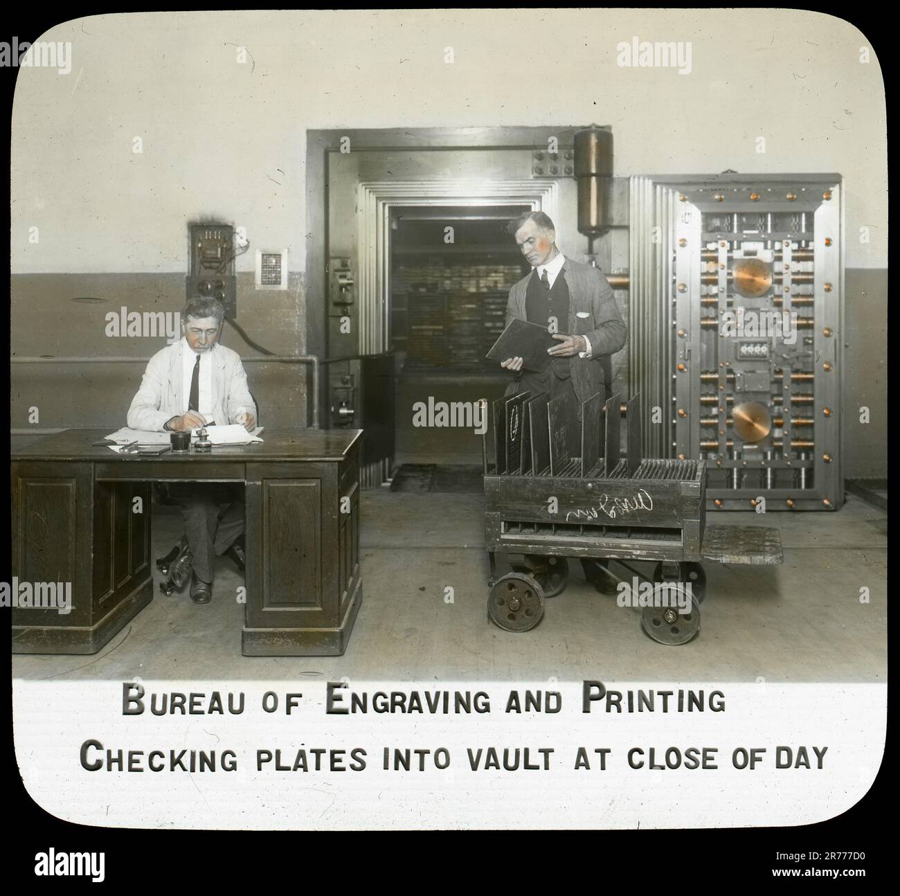 Bureau checking hi-res stock photography and images - Alamy