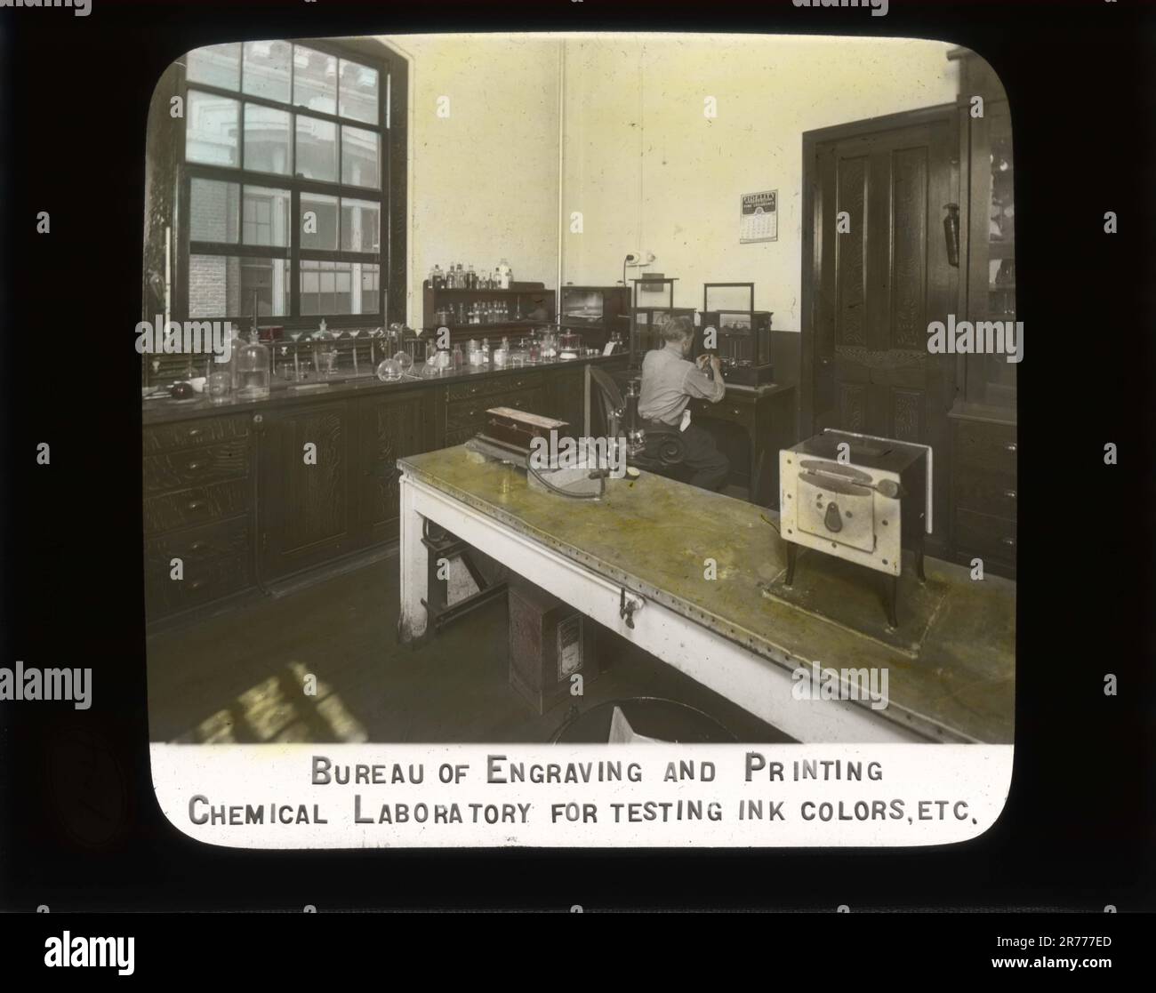 Photograph of the Chemical Laboratory. Bureau of Engraving and Printing ...