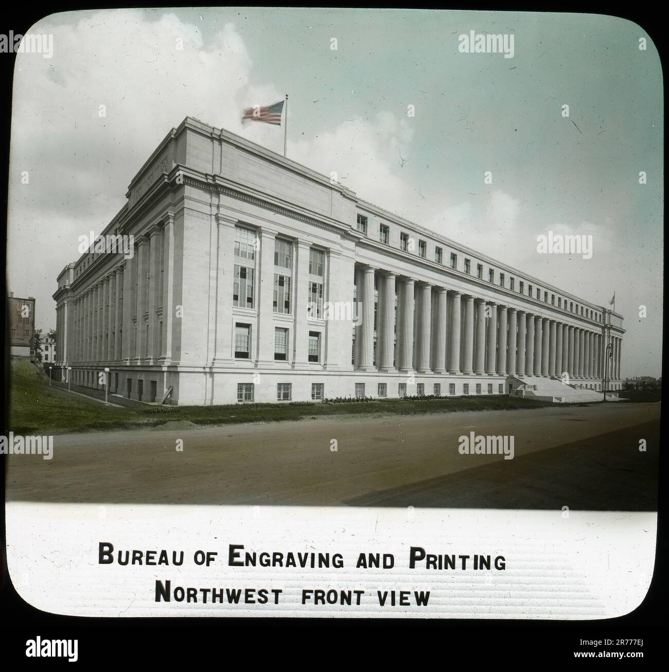 Northwest Front View. Bureau of Engraving and Printing Facilities and ...