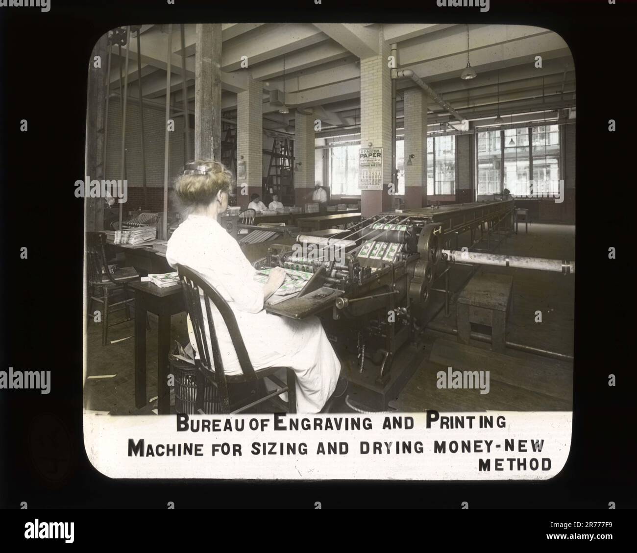 Photograph of Sizing Machines - New Method. Bureau of Engraving and Printing Facilities and ...