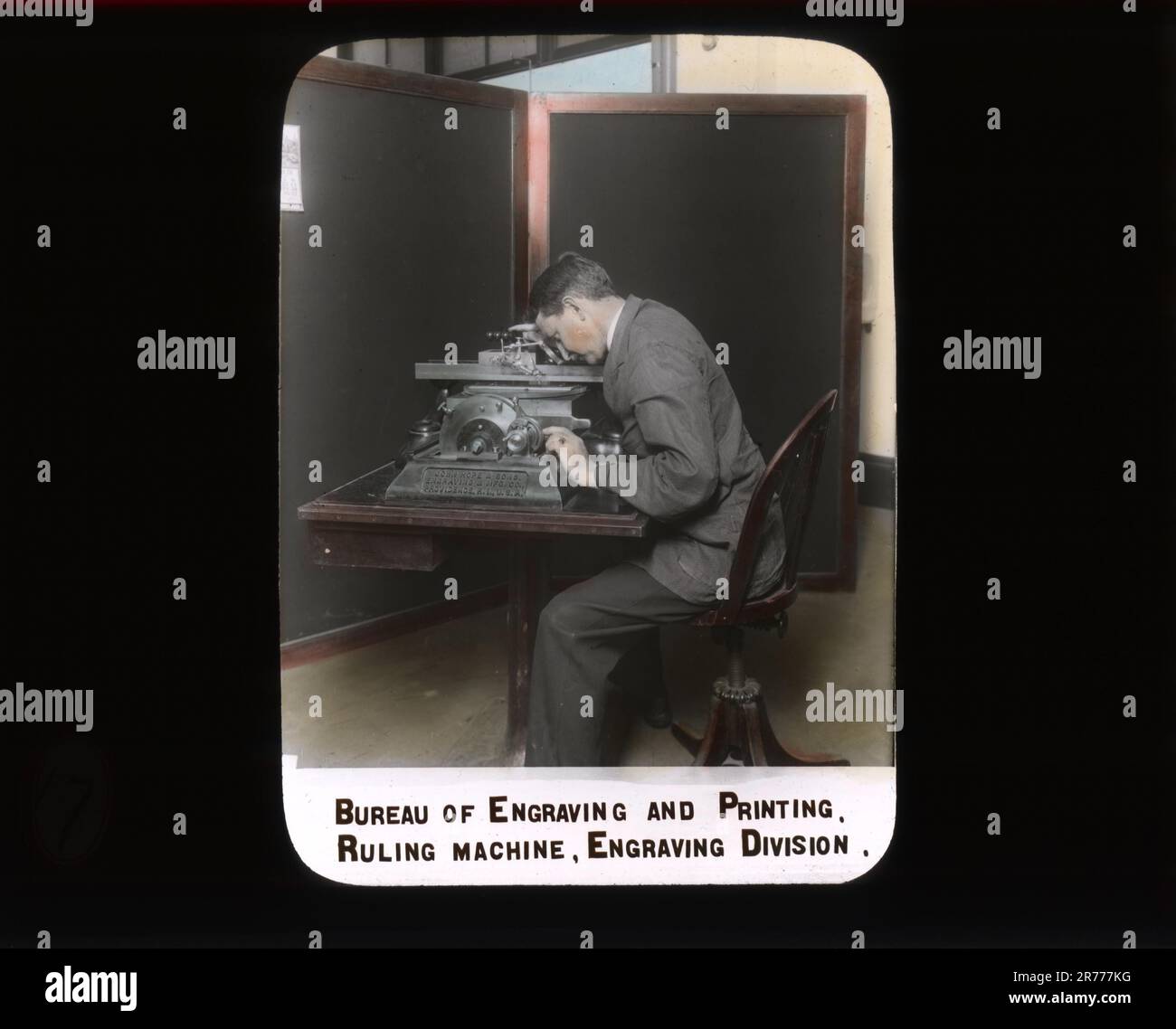 Ruling machine hi-res stock photography and images - Alamy