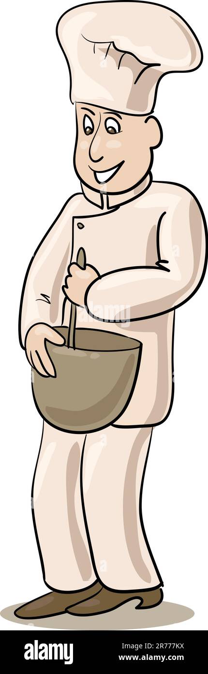 Commercial cook Stock Vector Images - Alamy