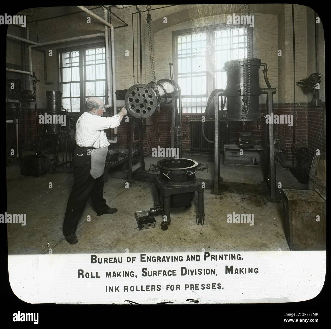 Roll Making, Surface Division, Making Ink Rollers for Presses. Bureau ...