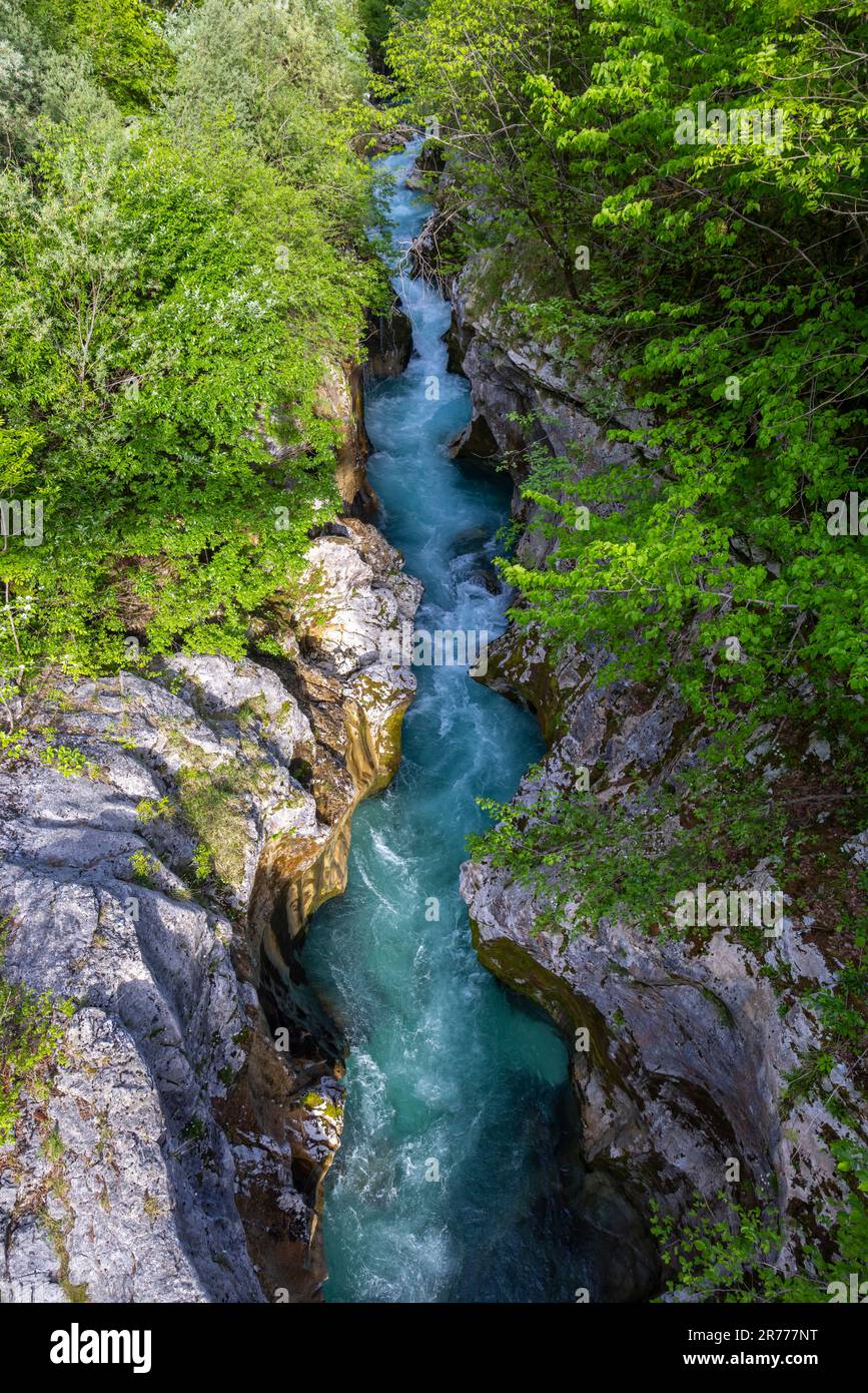 Great Soca Gorge (Velika korita Soce), Triglavski national park ...