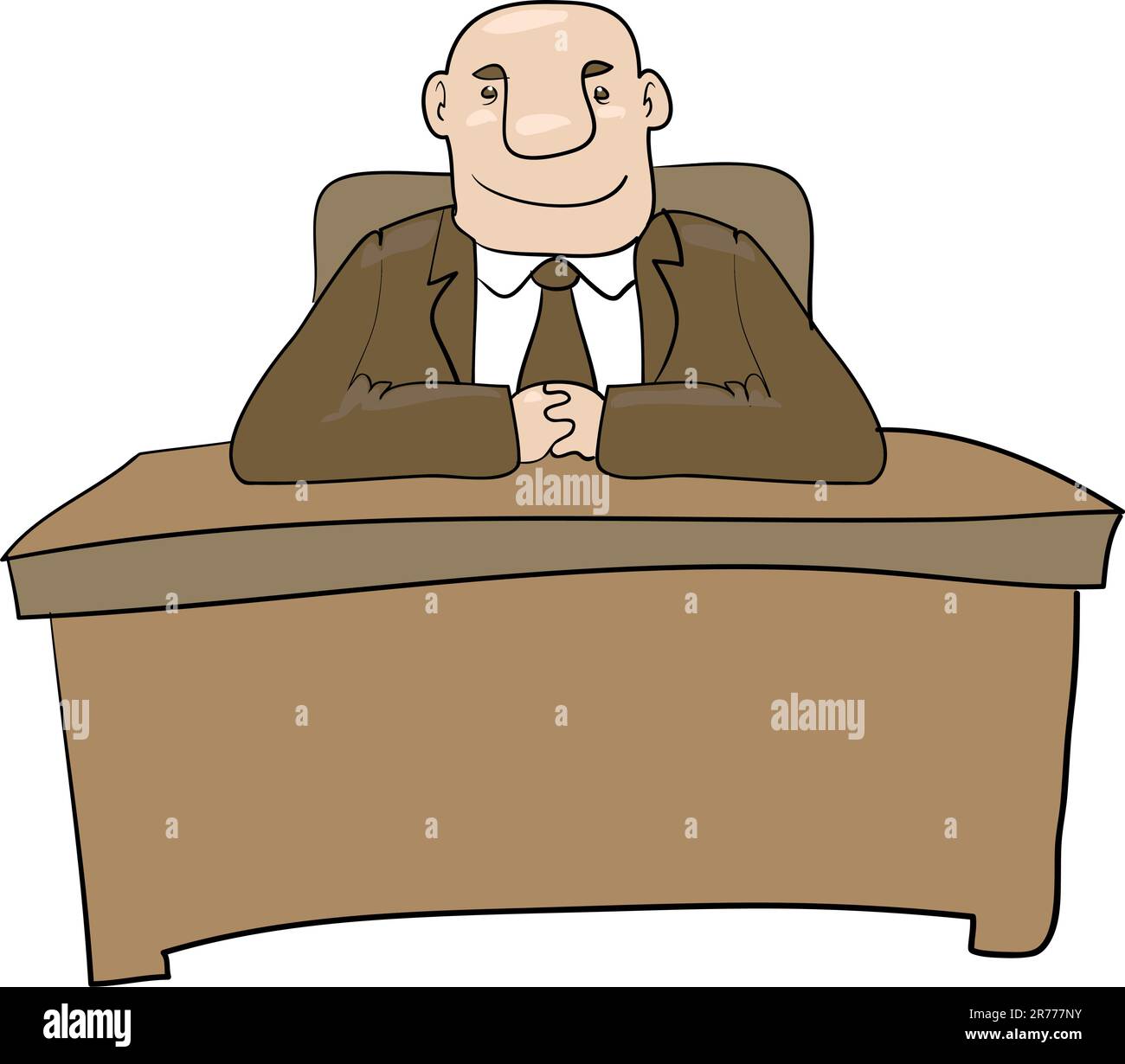 Job office boss Stock Vector Images - Alamy