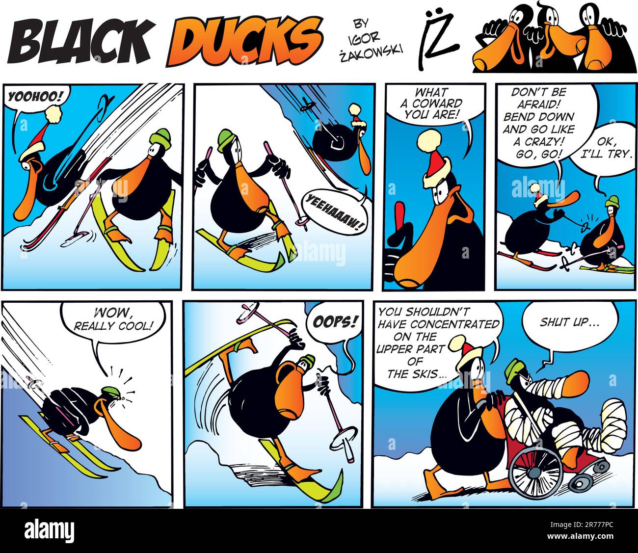 Black Ducks Comic Strip episode 35 Stock Vector Image & Art - Alamy