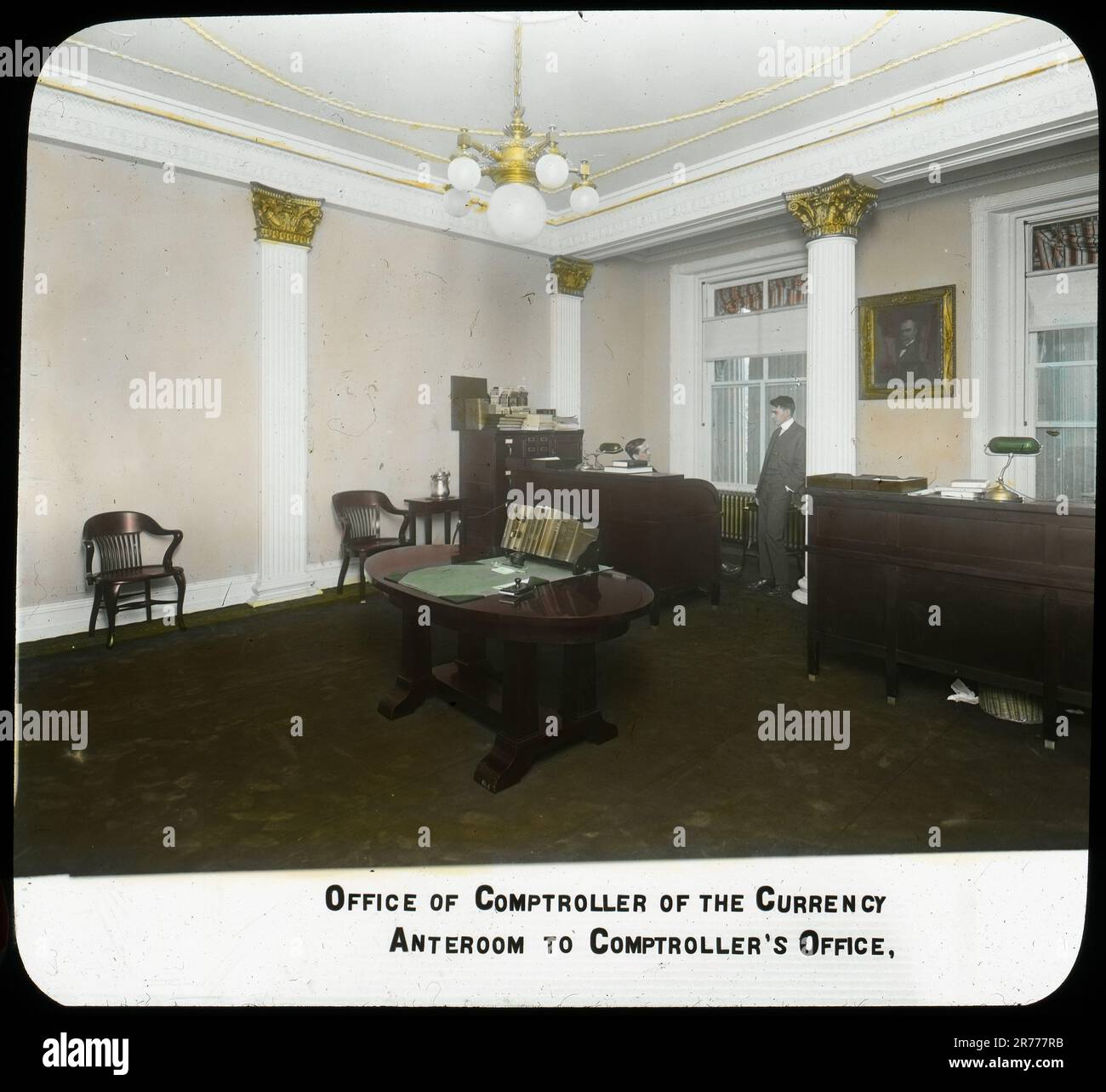 Office of Comptroller of the Currency. Vault No. 10, where National ...