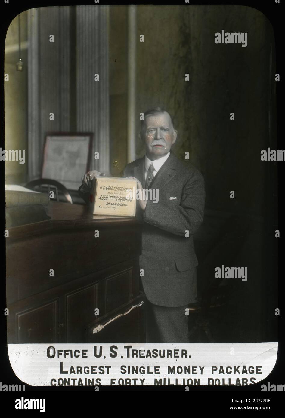 Office of U.S. Treasurer. Largest single money package contains forty ...