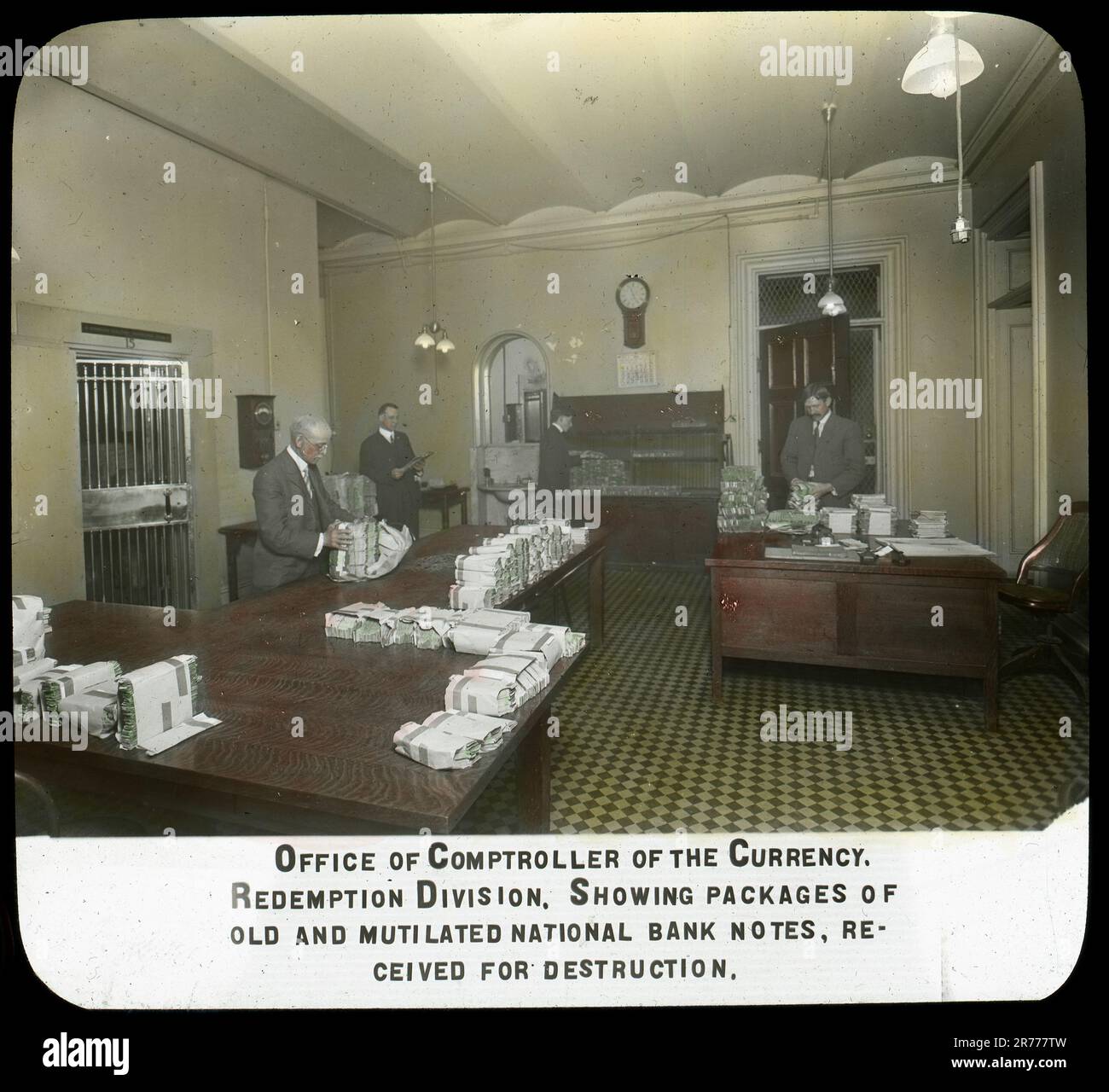 Office of Comptroller of the currency, Redemption Division showing ...