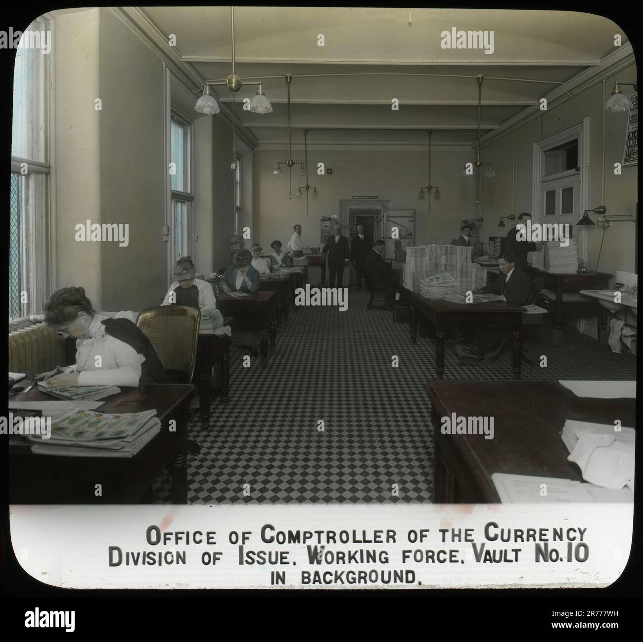 Office of Comptroller of the Currency, Division of Issue, Working Force ...