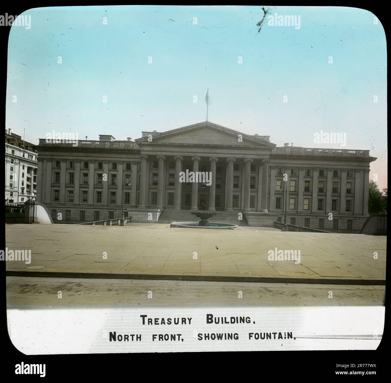 Treasury Building, North Front, Showing Fountain. Photographs of ...