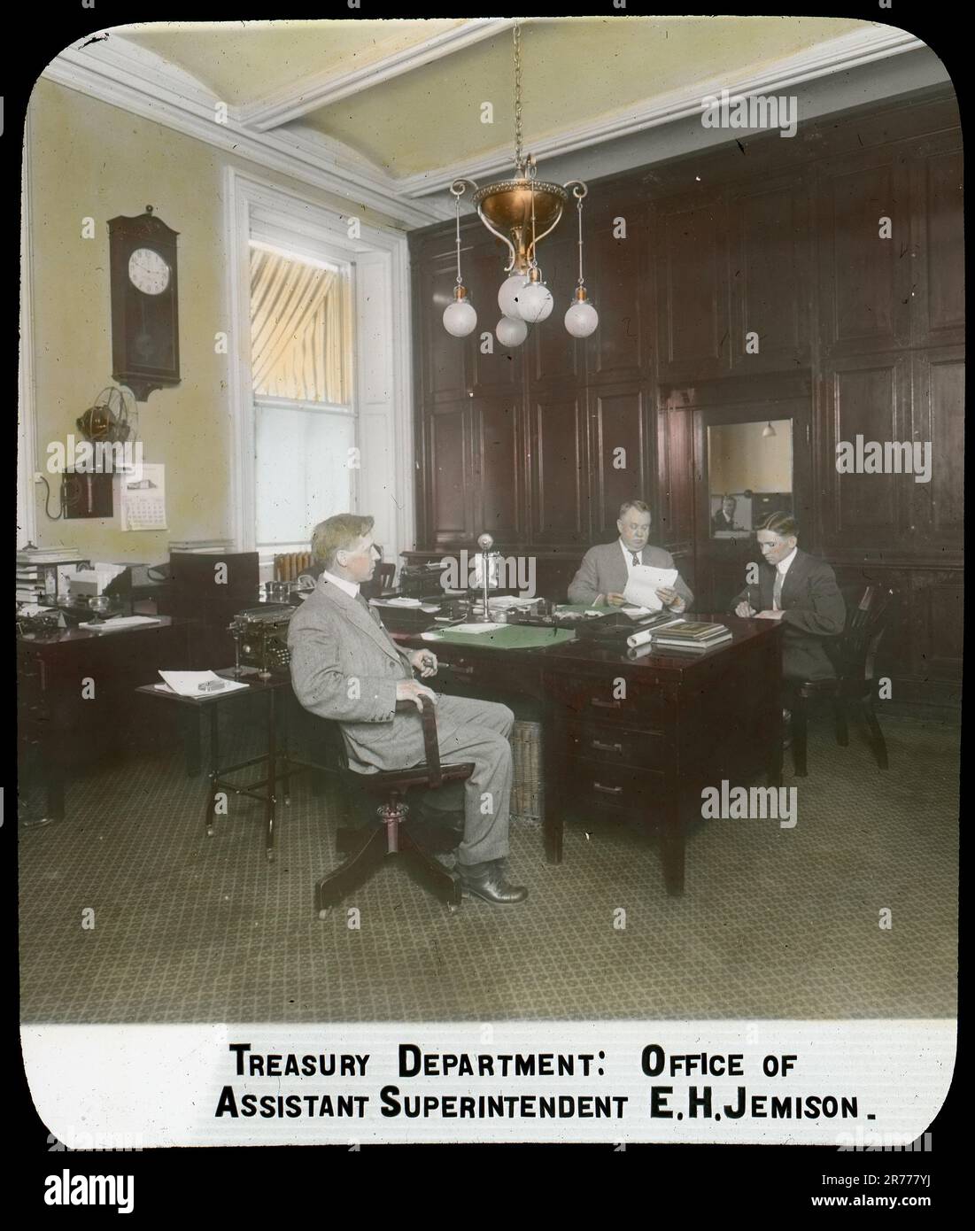 Office of Assistant Superintendent E. H. Jemison. Photographs of ...