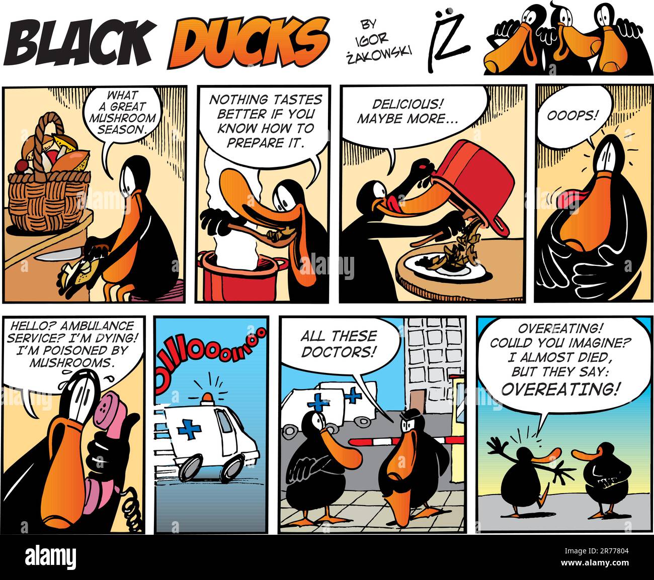 Black Ducks Comic Strip episode 65 Stock Vector Image & Art - Alamy