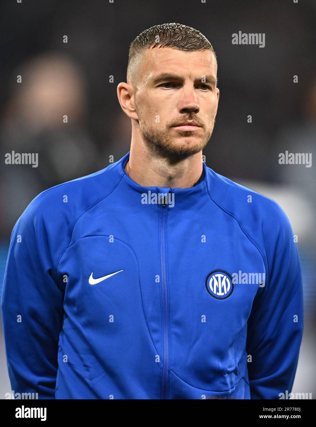 ISTANBUL, TURKEY - JUNE 10: headshots of Edin Dzeko of Inter Milano ...