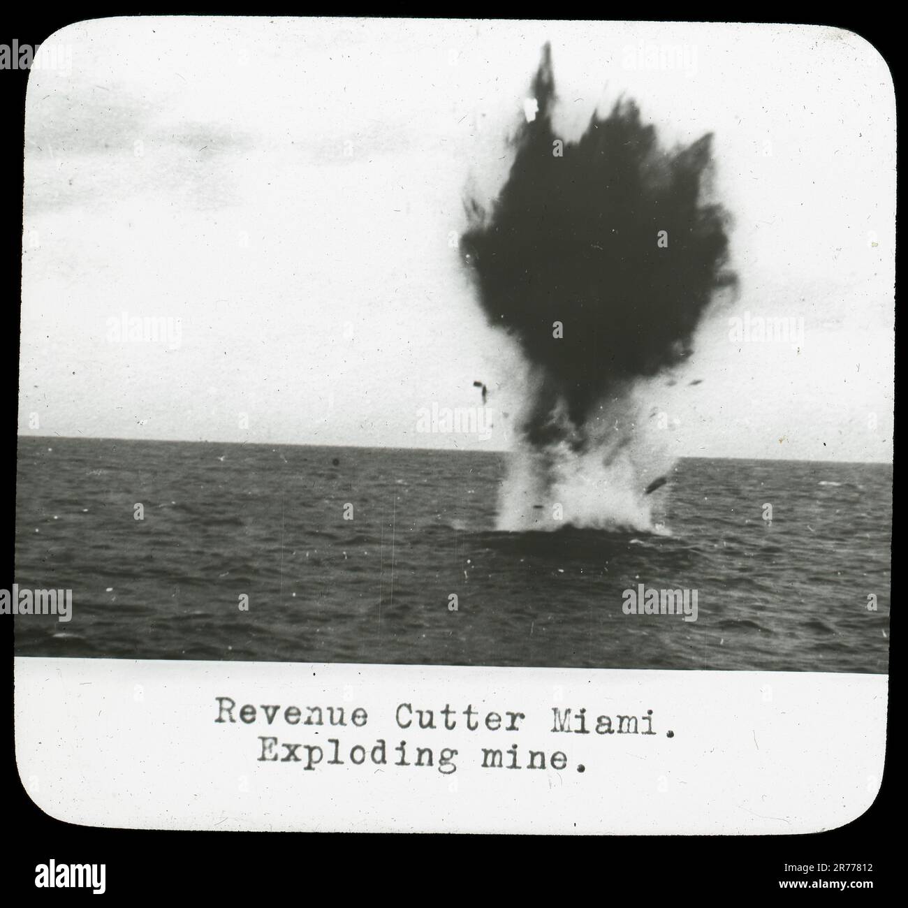 Revenue Cutter Miami, Exploding Mine. Photographs of Revenue Cutter ...
