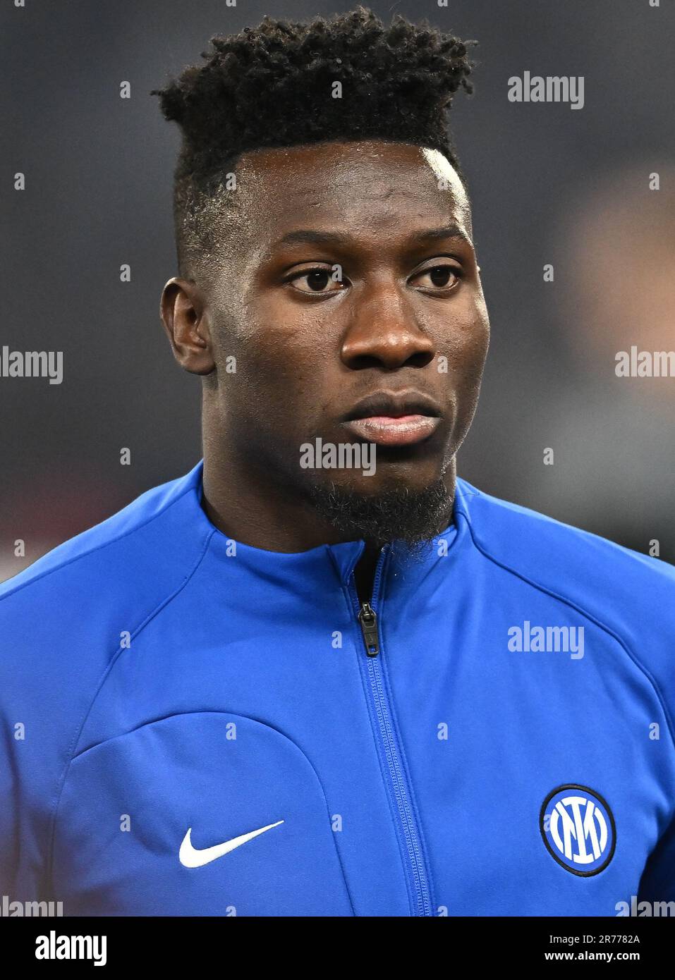 ISTANBUL, TURKEY - JUNE 10: headshots of Andre Onana of Inter Milano ...