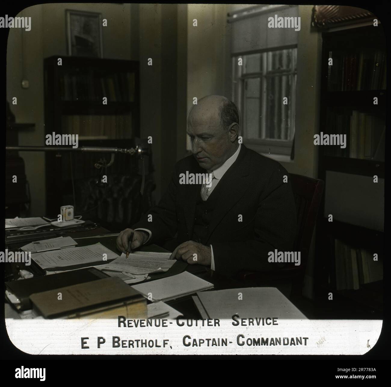 E. P. Bertholf, captain-Commandant. Photographs of Revenue Cutter ...