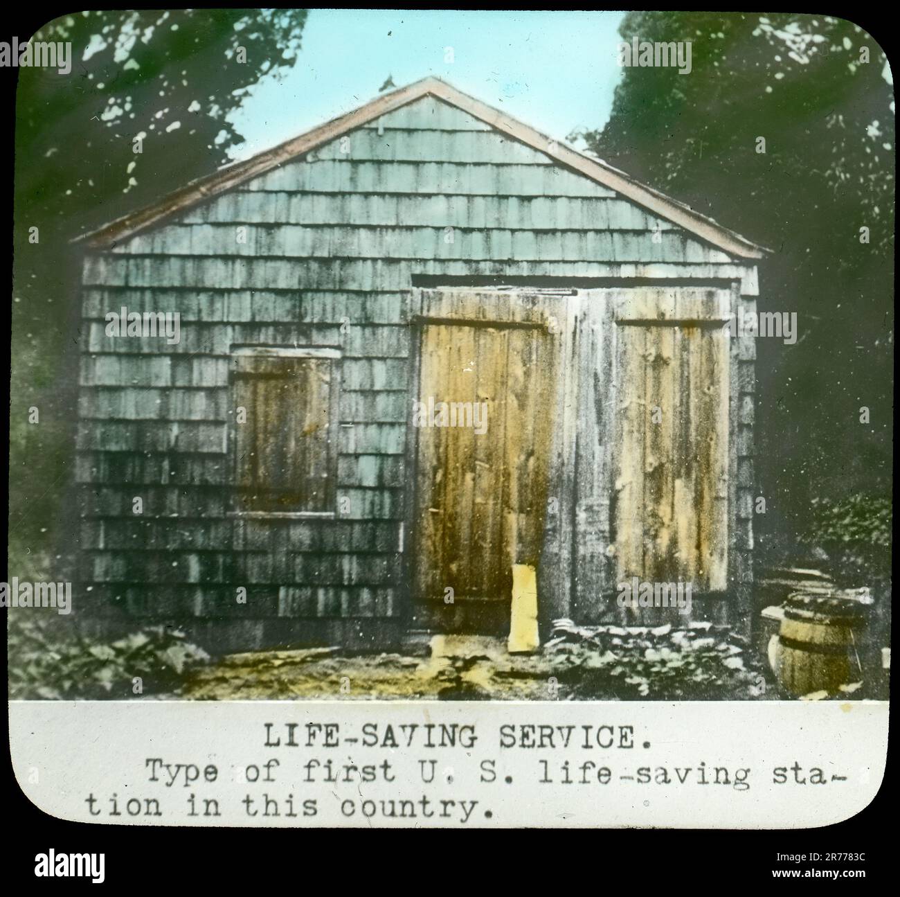 Type of First U.S. Life-Saving Station in This Country. Lifesaving ...