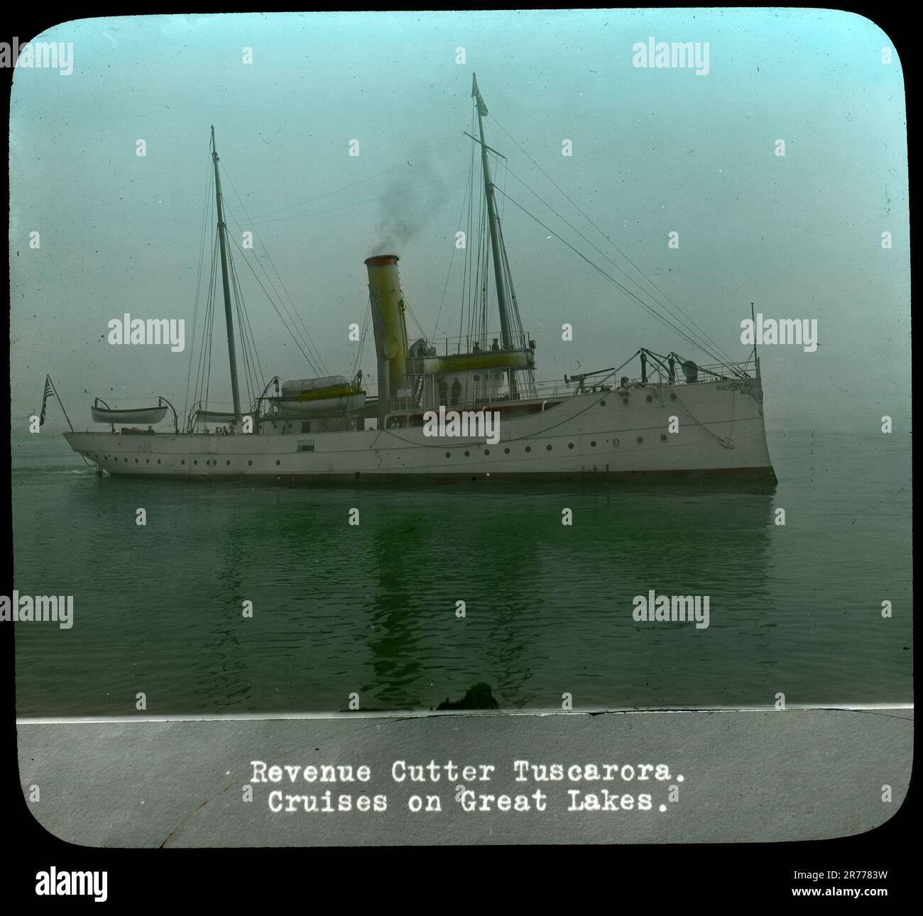Revenue Cutter Tuscarora, Cruises on Great Lakes. Photographs of ...