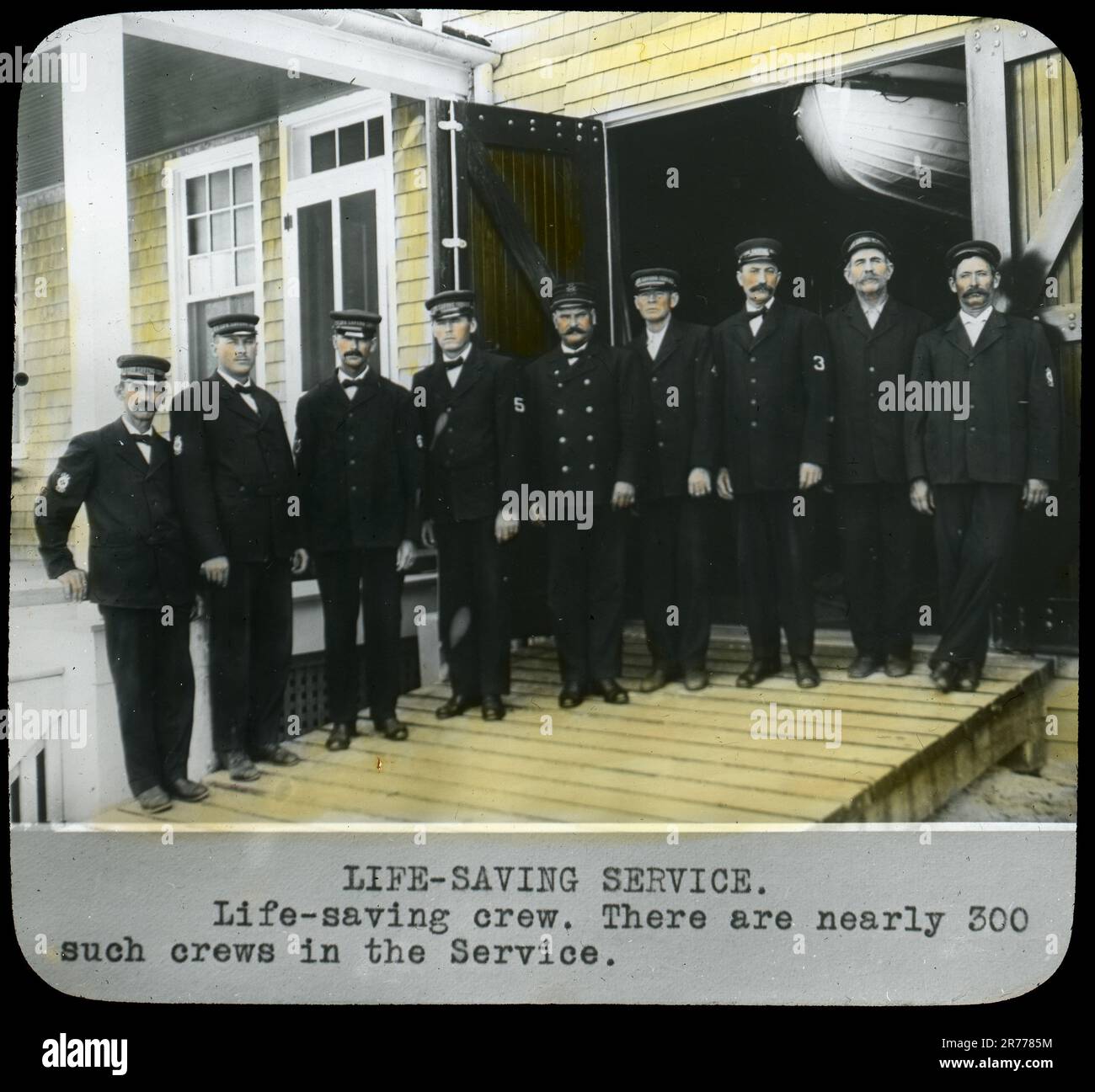 Life-Saving Crew, One of Nearly 300 Such Crews in the Service ...