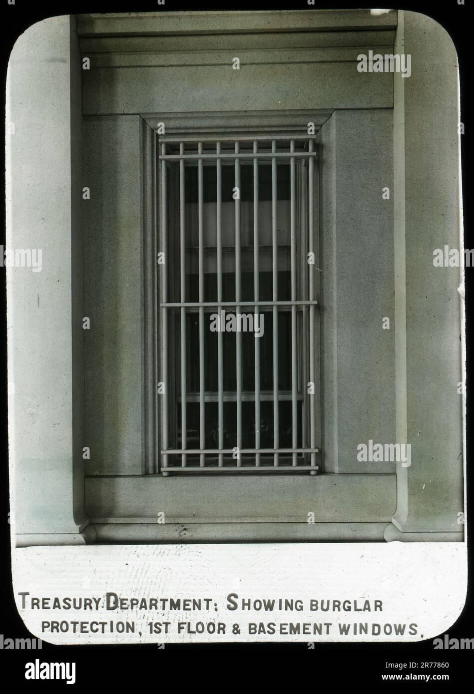Treasury Department – Showing burglar protection, 1st floor and ...